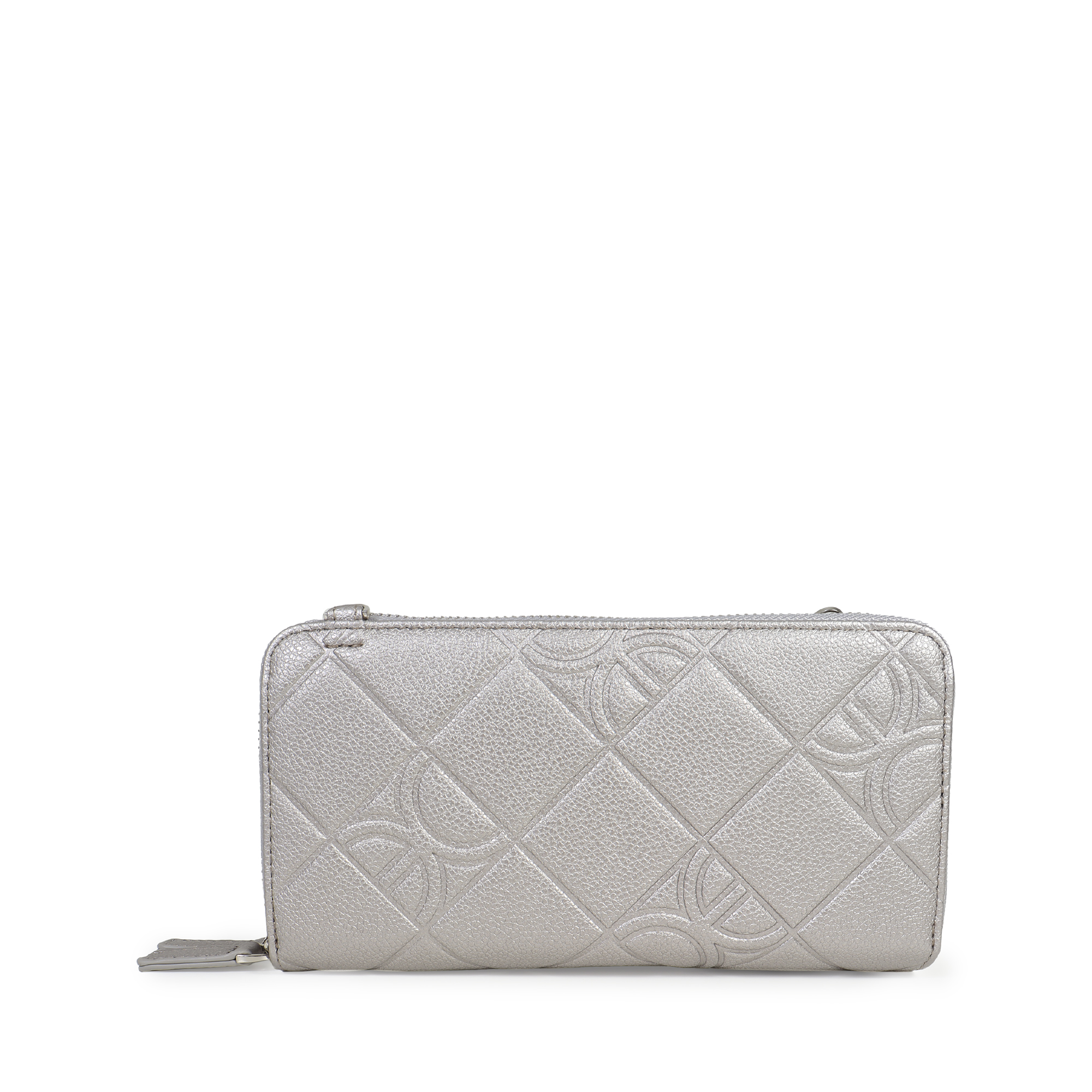 Cartera Grande 2 en 1 Cierre Doble color Inox – Cloe Factory Store