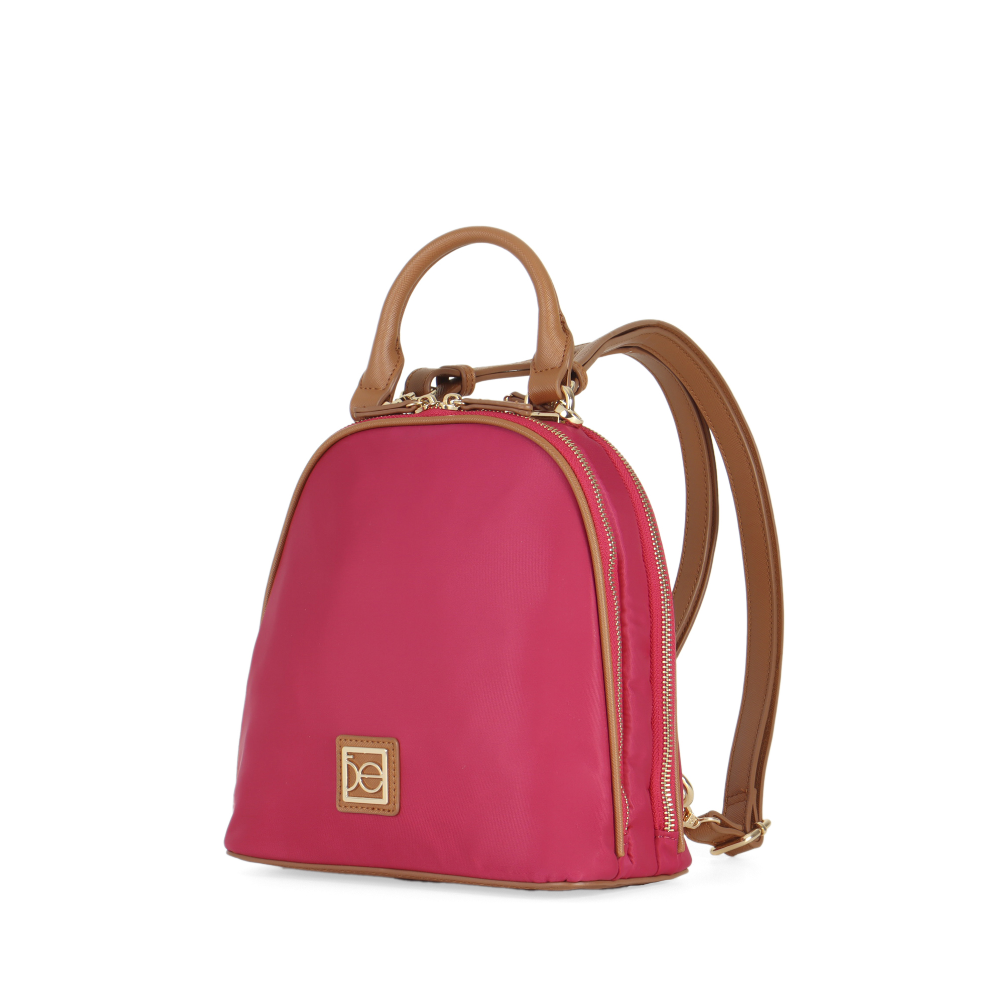 Mochila 2-en-1 Material Reciclado color Magenta – Cloe Factory Store