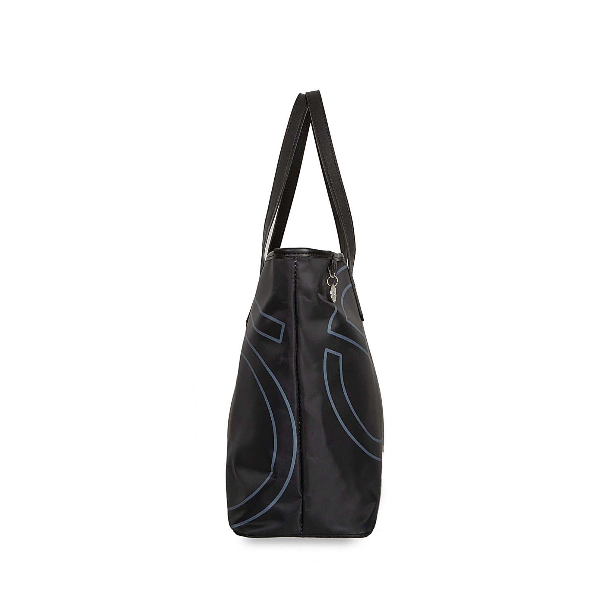 Bolsa Tote Nylon Monograma Estampado color Negro – Cloe Factory Store