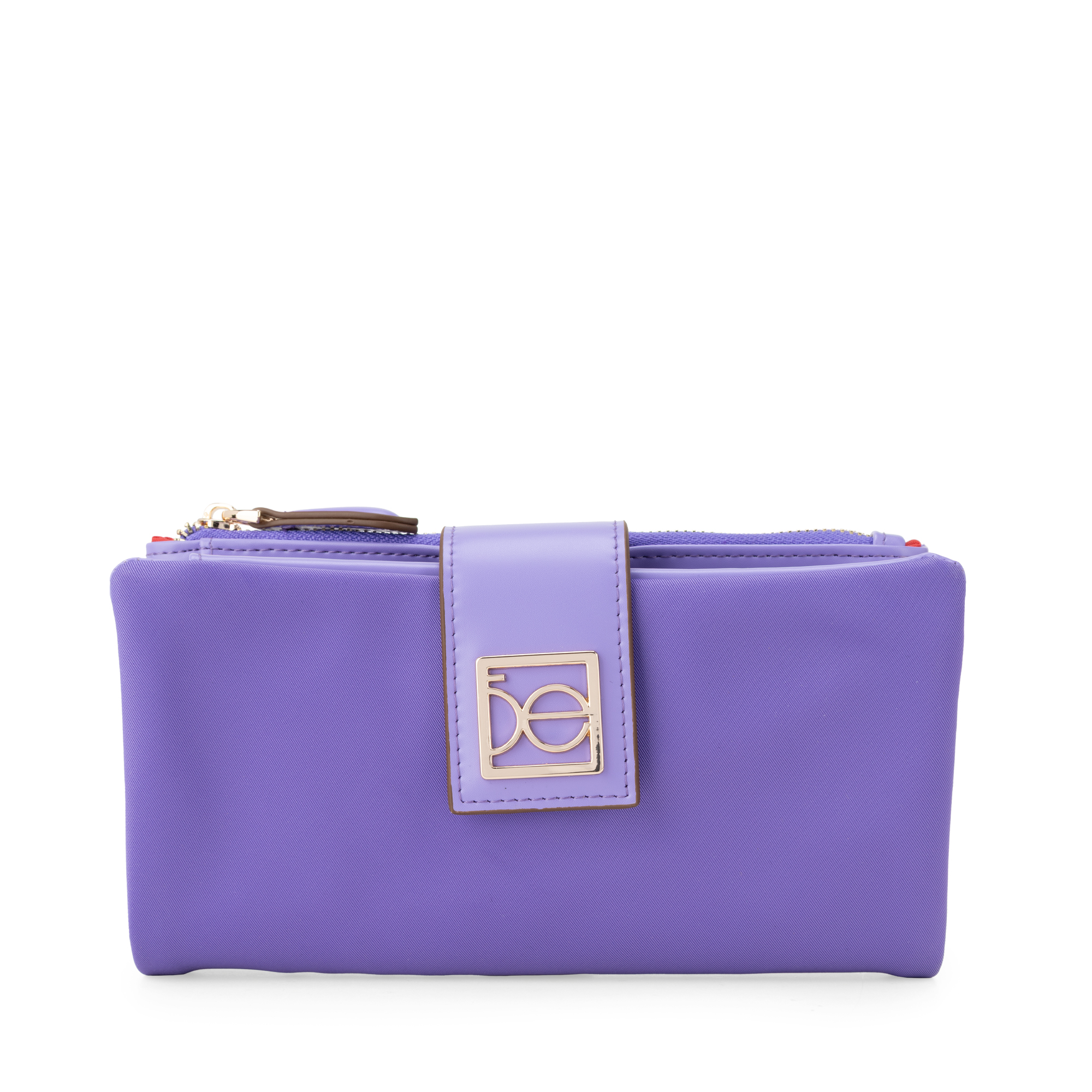 Cartera Grande Flap Textil color Lila – Cloe Factory Store