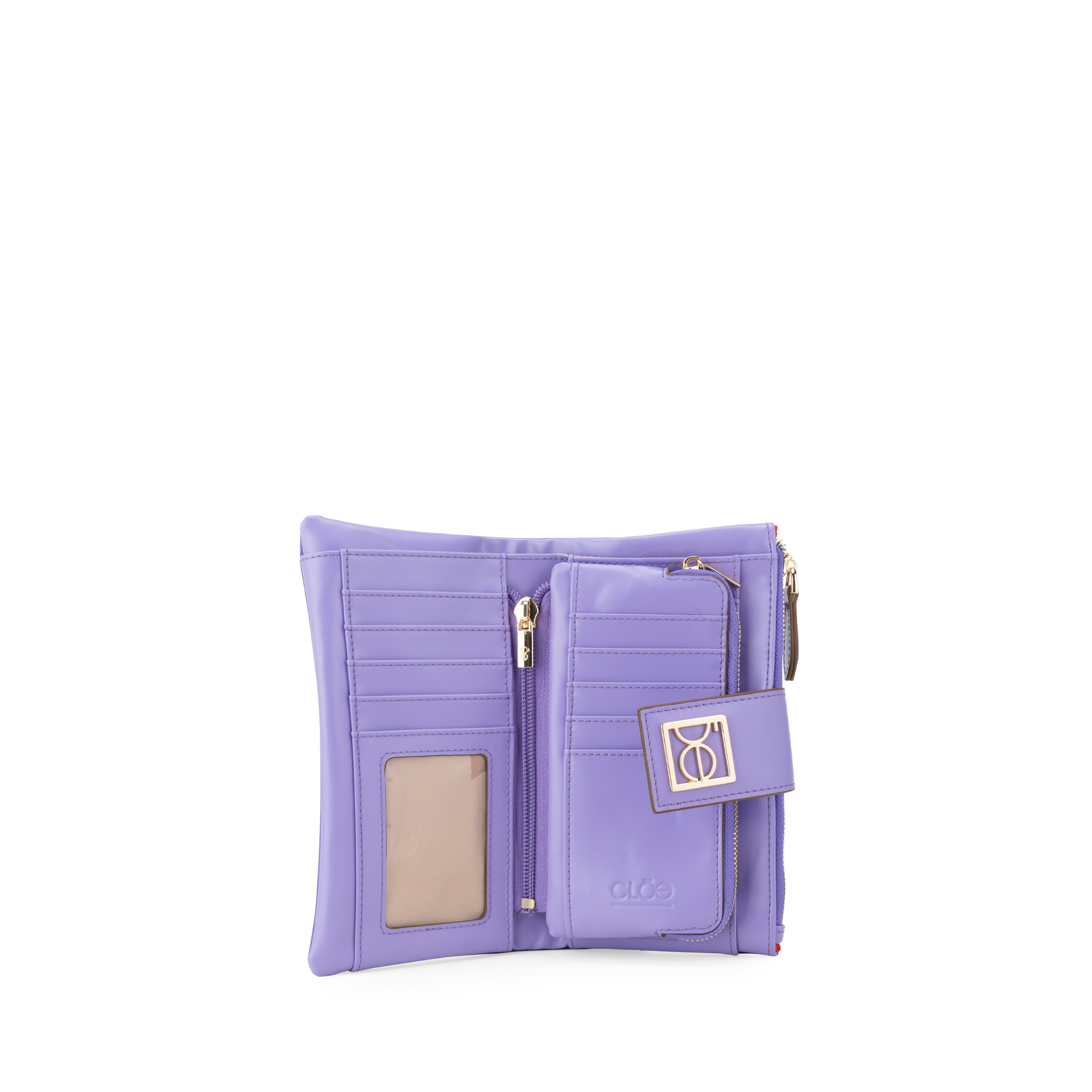 Cartera Grande Flap Textil color Lila – Cloe Factory Store